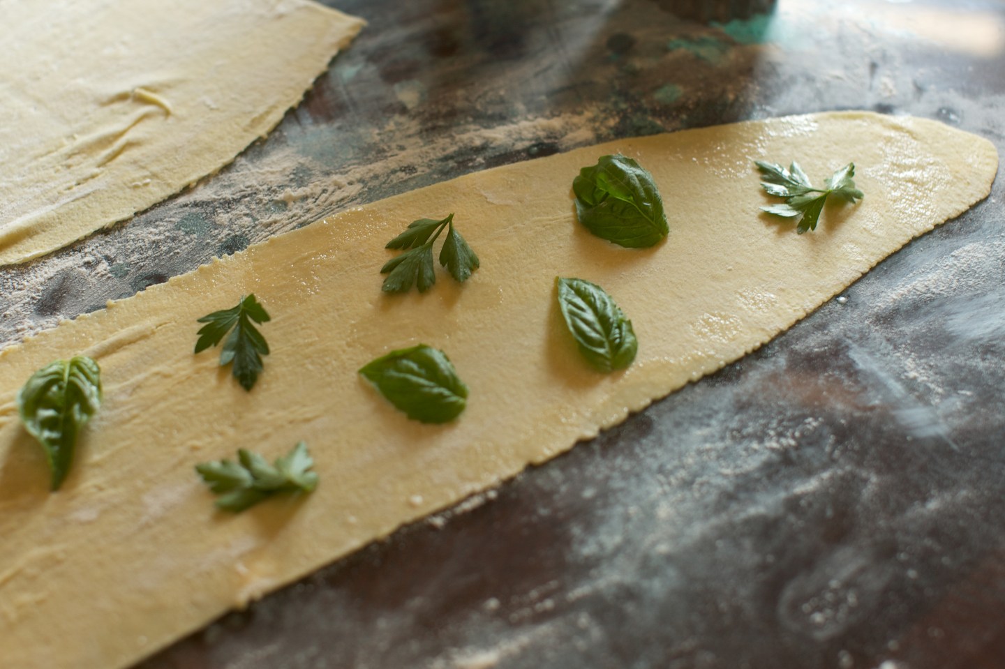 Windowpane Pasta with Alfredo Sauce | Mommalatteskitchen