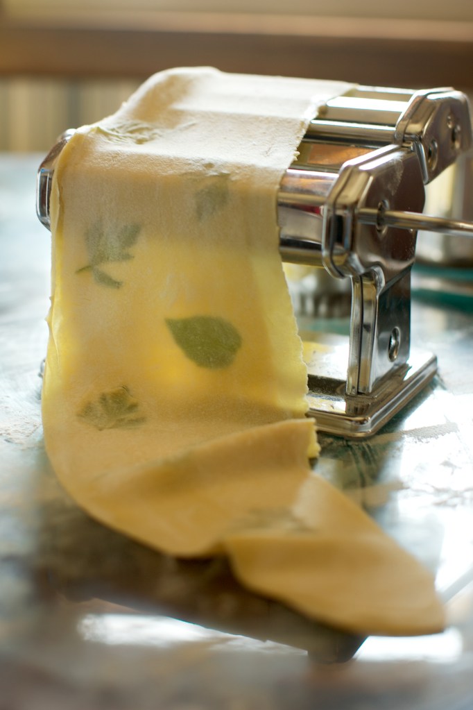 Windowpane Pasta with Alfredo Sauce | Mommalatteskitchen