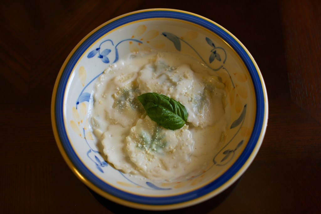 Windowpane Pasta with Alfredo Sauce | Mommalatteskitchen